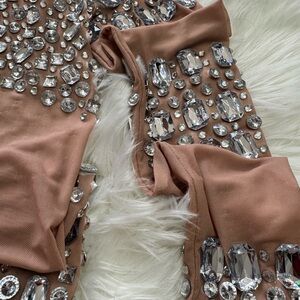 Pants & Jumpsuits | Brand New Nude Diamond Bodysuit | Poshmark
